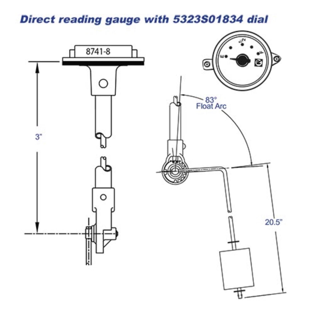 Rochester Gauges 8700 Series Adjustable Gauges, Direct Read & TwinSite ...
